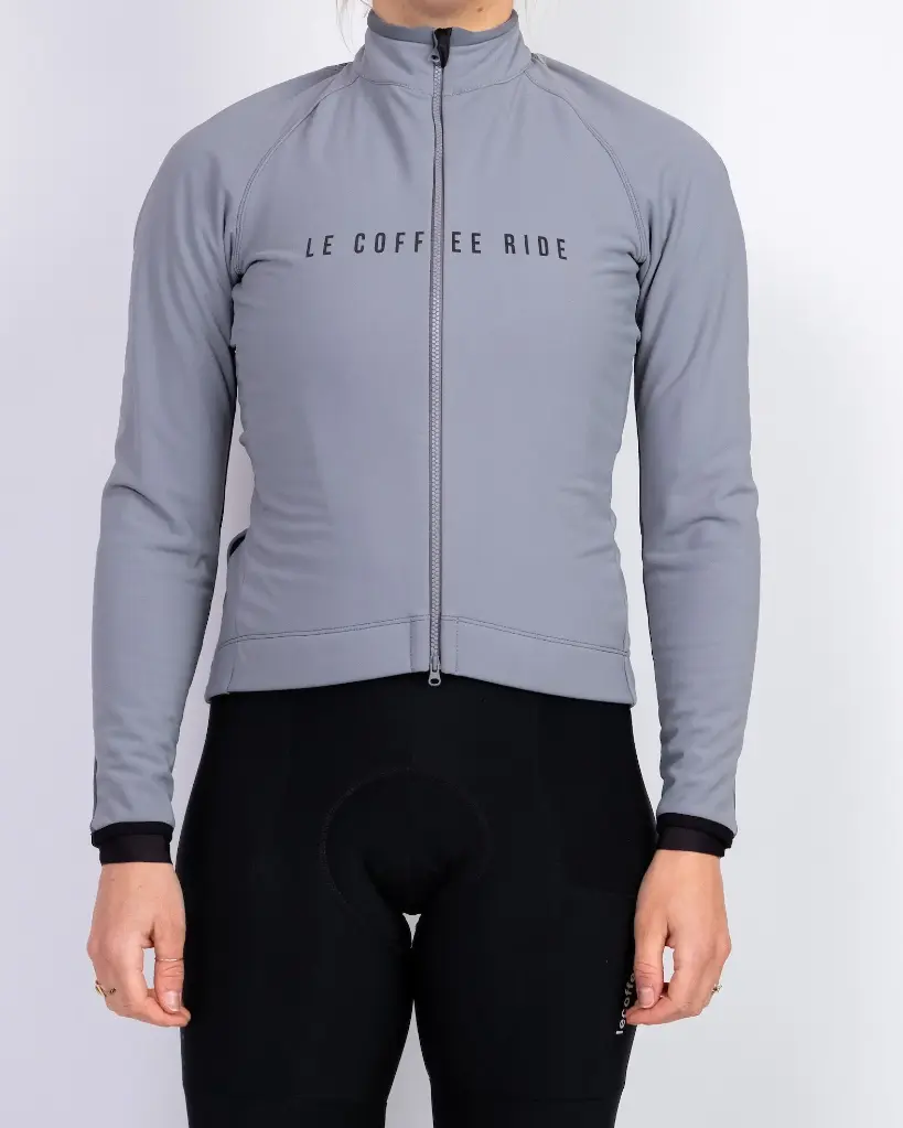 Deep Winter Jacket Grey W | Le Coffee Ride
