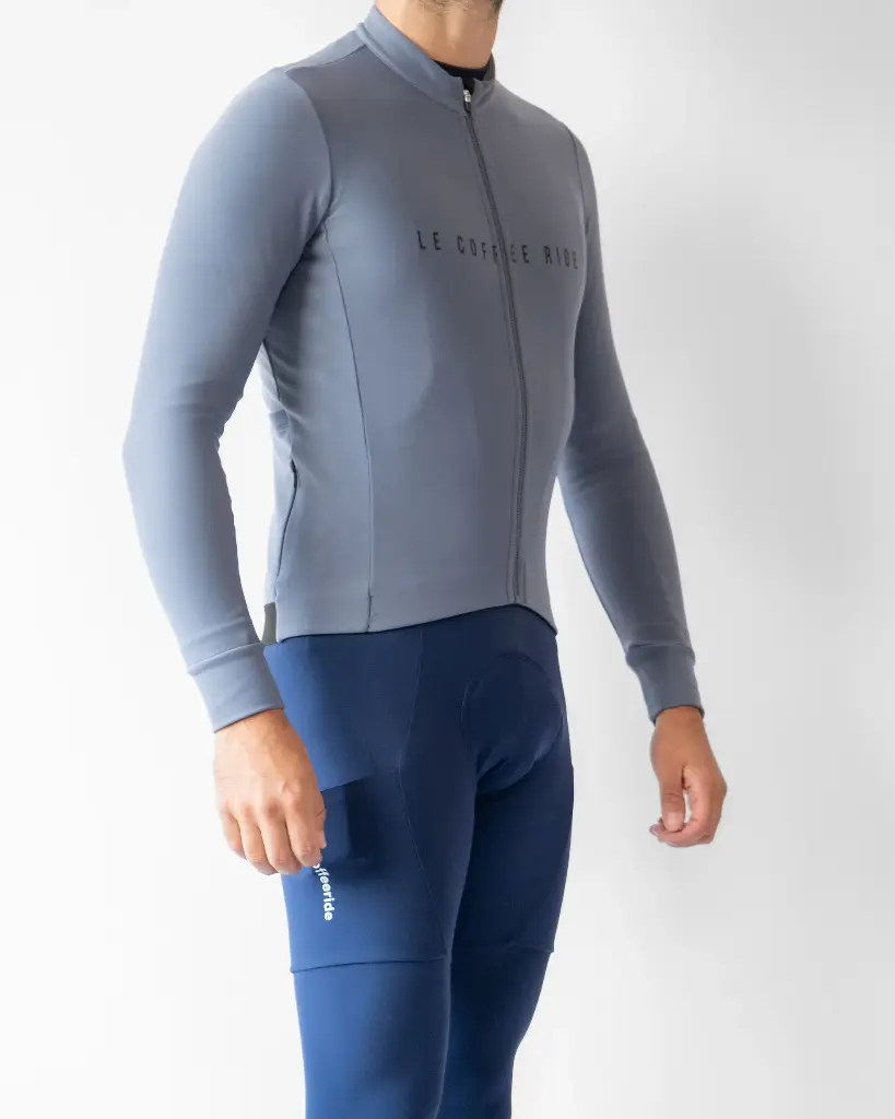 Thermo Long Sleeve Grey M | Le Coffee Ride